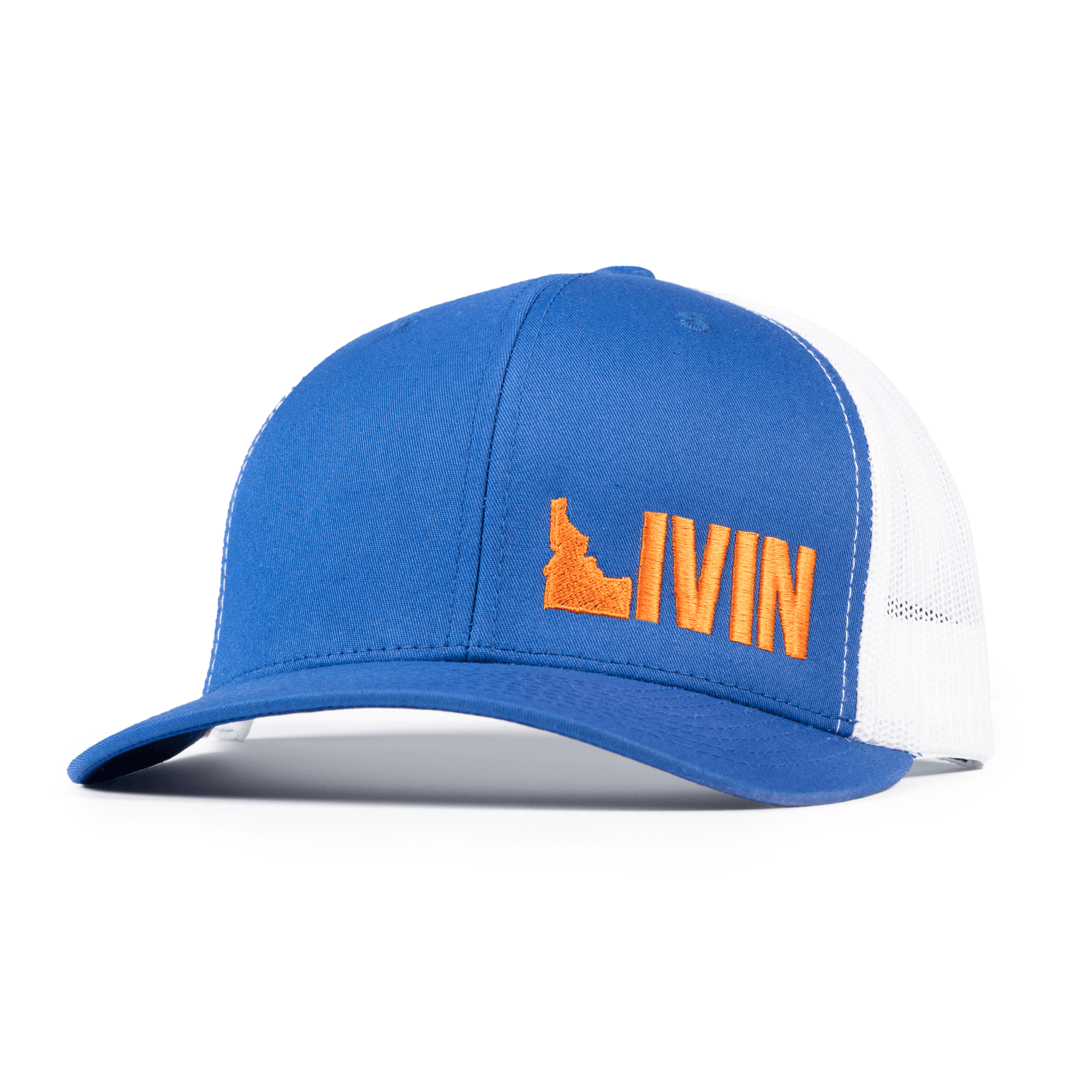 Idaho Livin: Idaho Hat for Men and Women - Blue & Orange