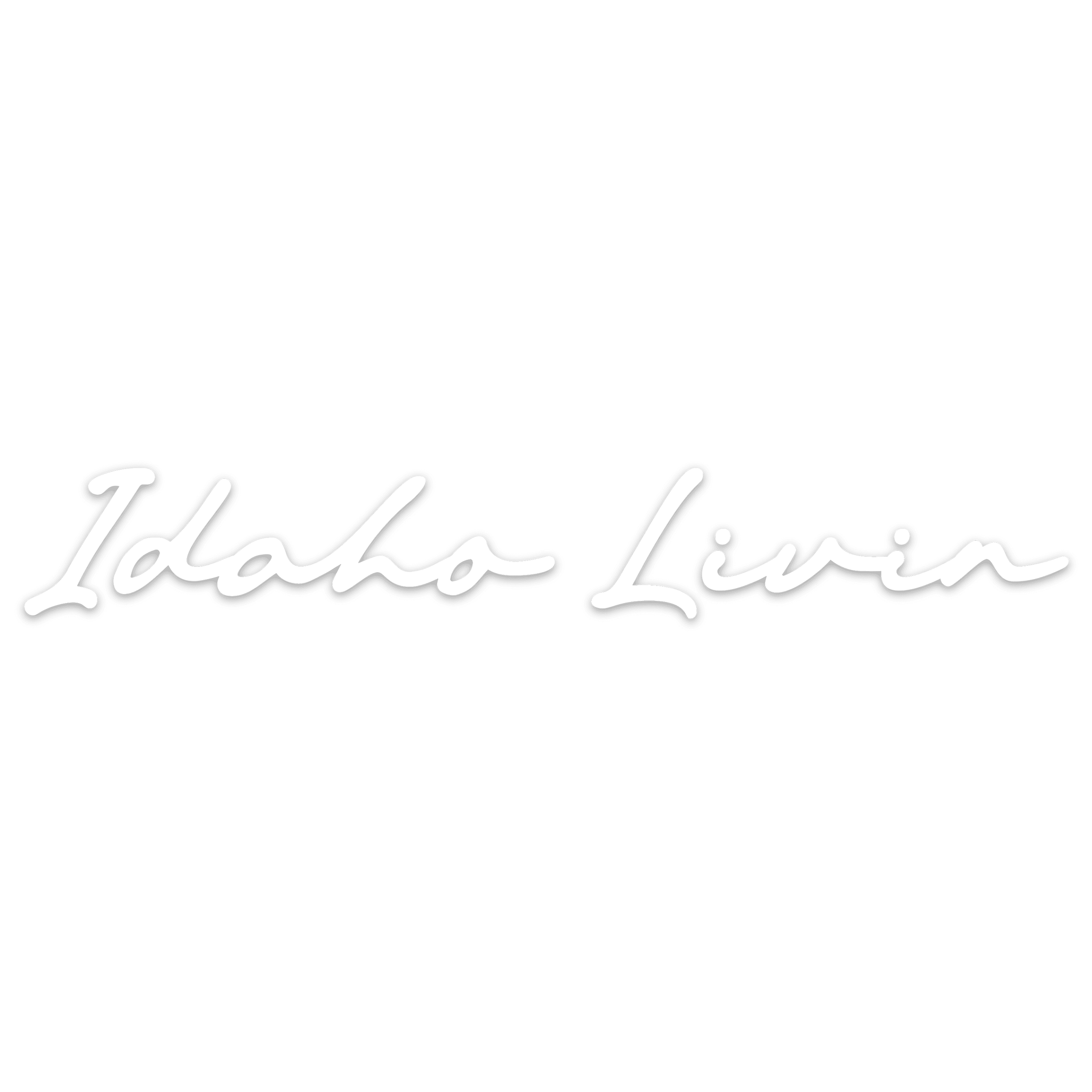 Idaho Livin Script Decal