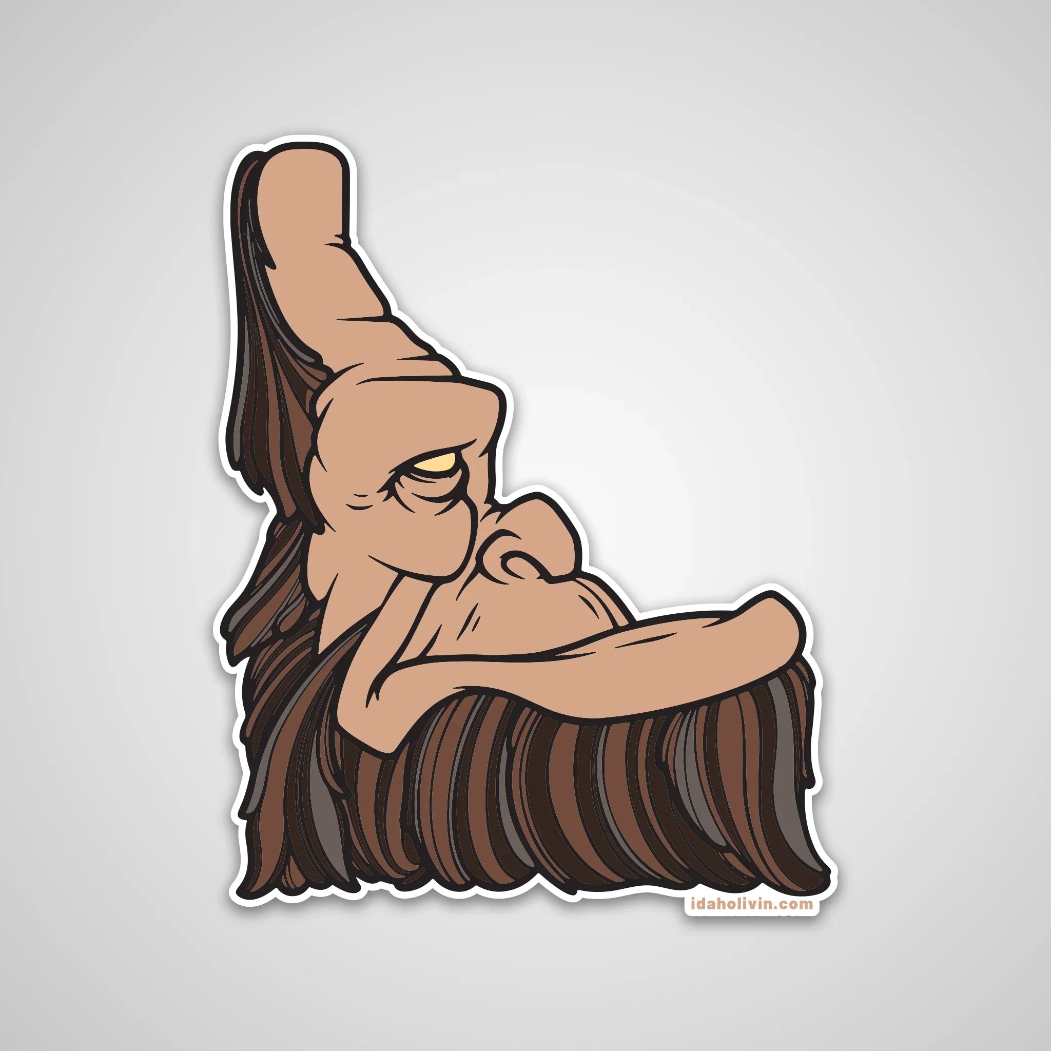 Idaho Livin: Sasquatch Sticker